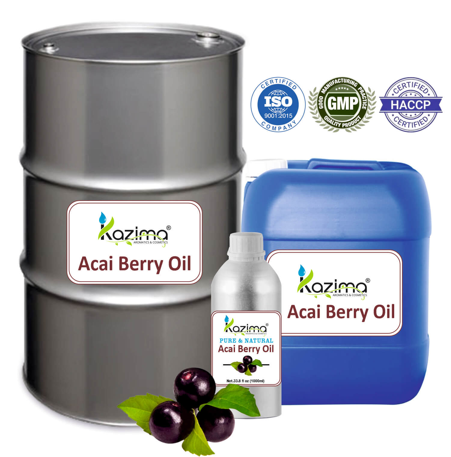 Acai Berry Oil Bulk Manufacturer & Bulk Wholesales Supplier